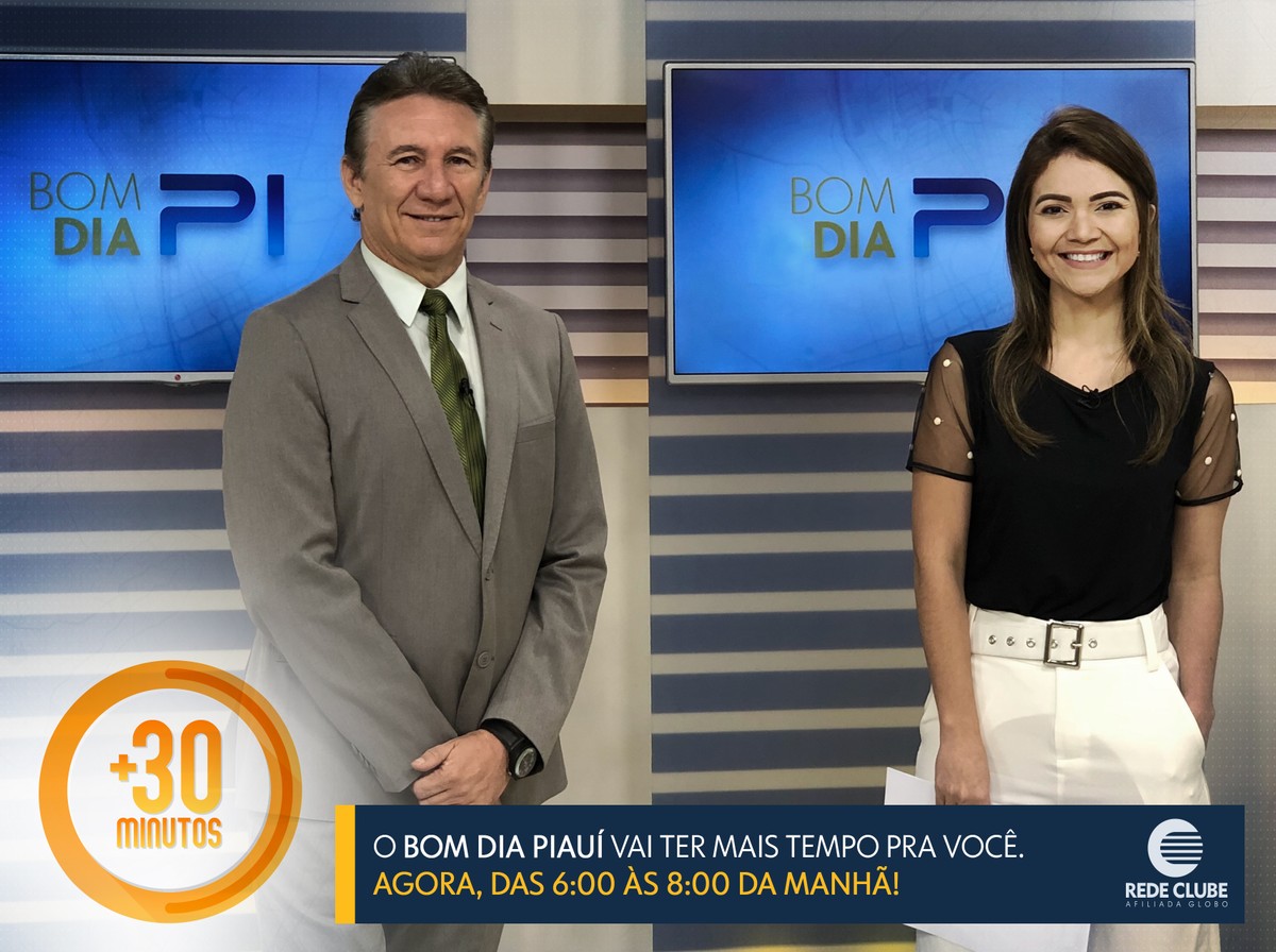 Bom Dia Piauí ganha mais 30 minutos fica no ar de 6h às 8h e traz