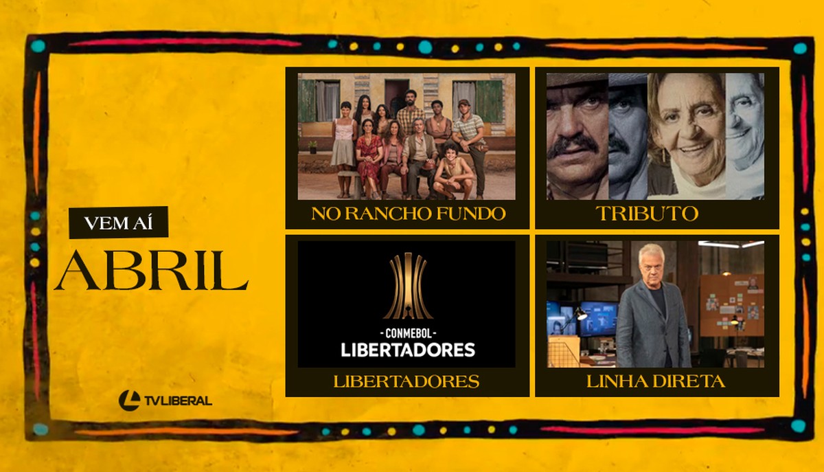 Abril de muitas novidades e estreias na telinha da TV Liberal | TV Liberal | Rede Globo