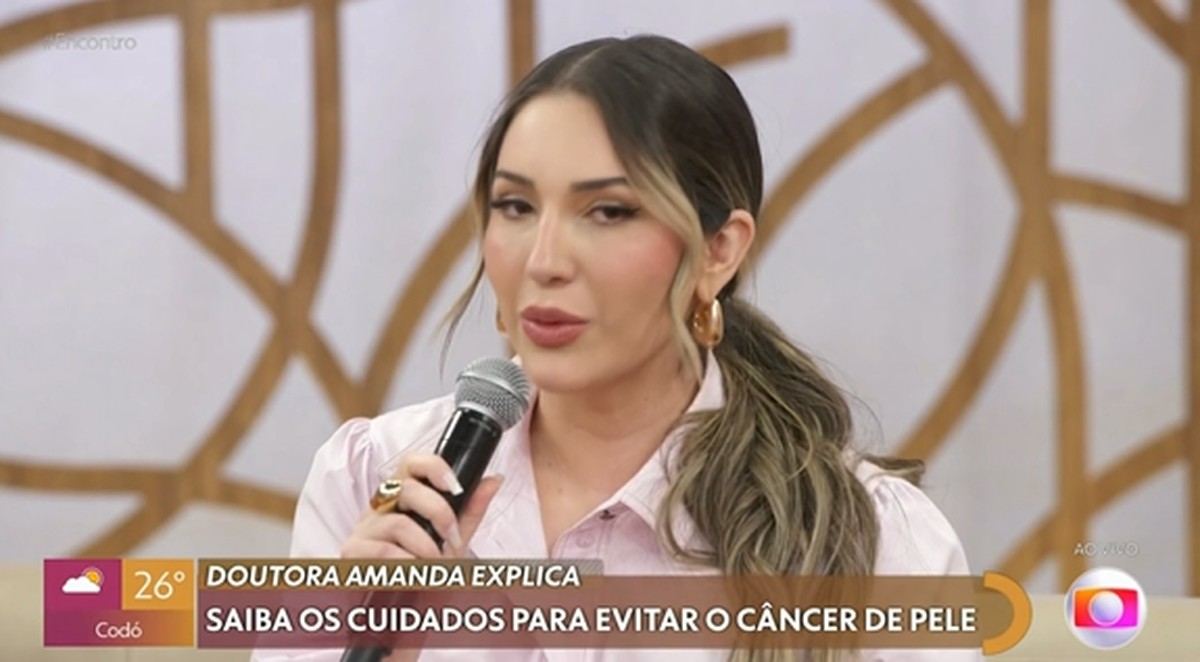'Encontro': paranaense Amanda Meirelles participa do programa e explica ...
