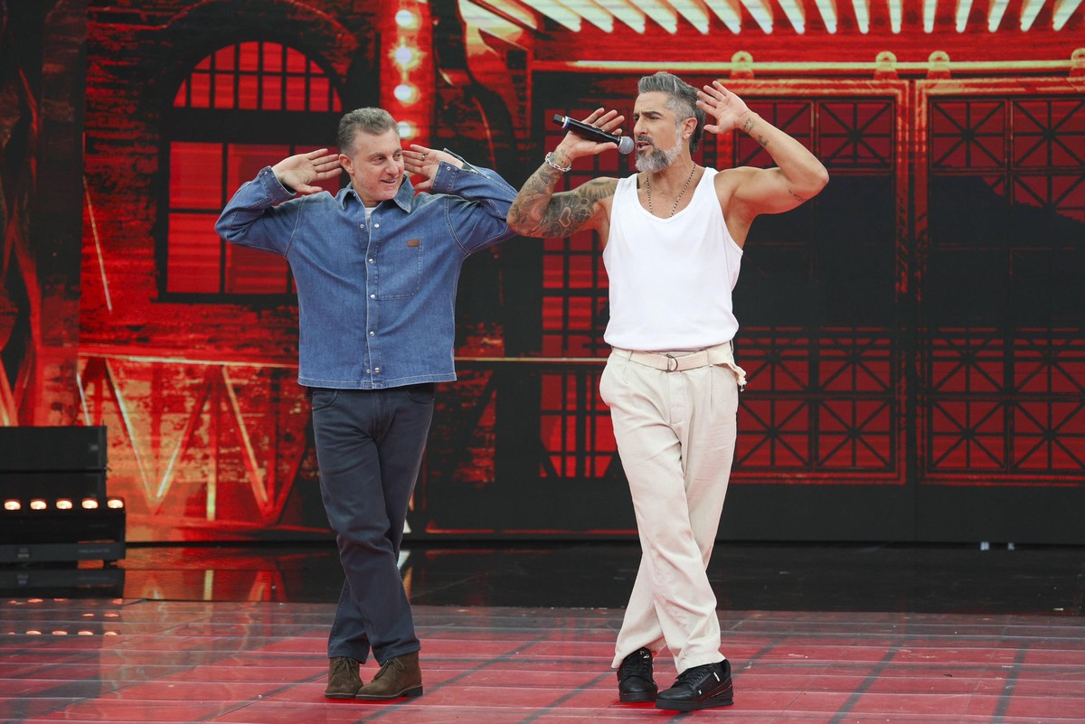 'Domingão' recebe Marcos Mion e Nany People para a batalha final do Lip ...