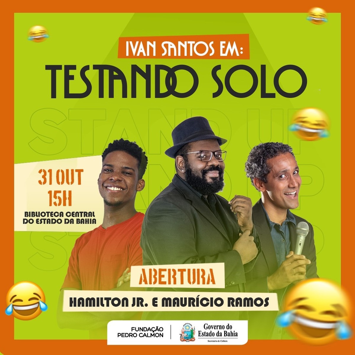 É de graça: comediante Ivan Santos faz seu primeiro stand-up comedy ...