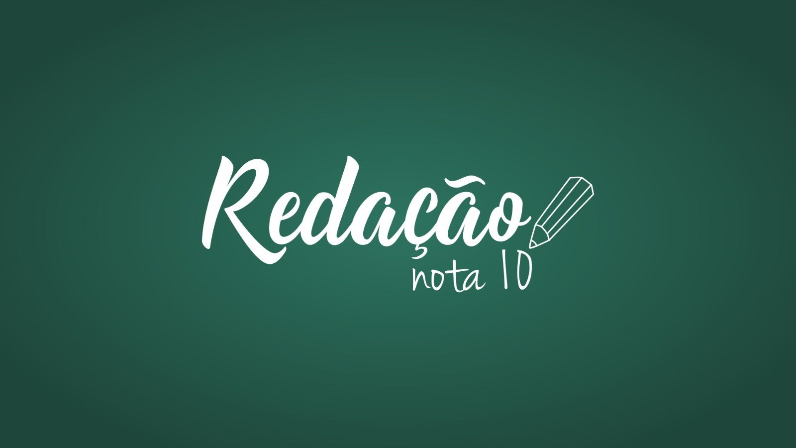 Inscrições abertas para o Redação Nota 10 | Rede globo
