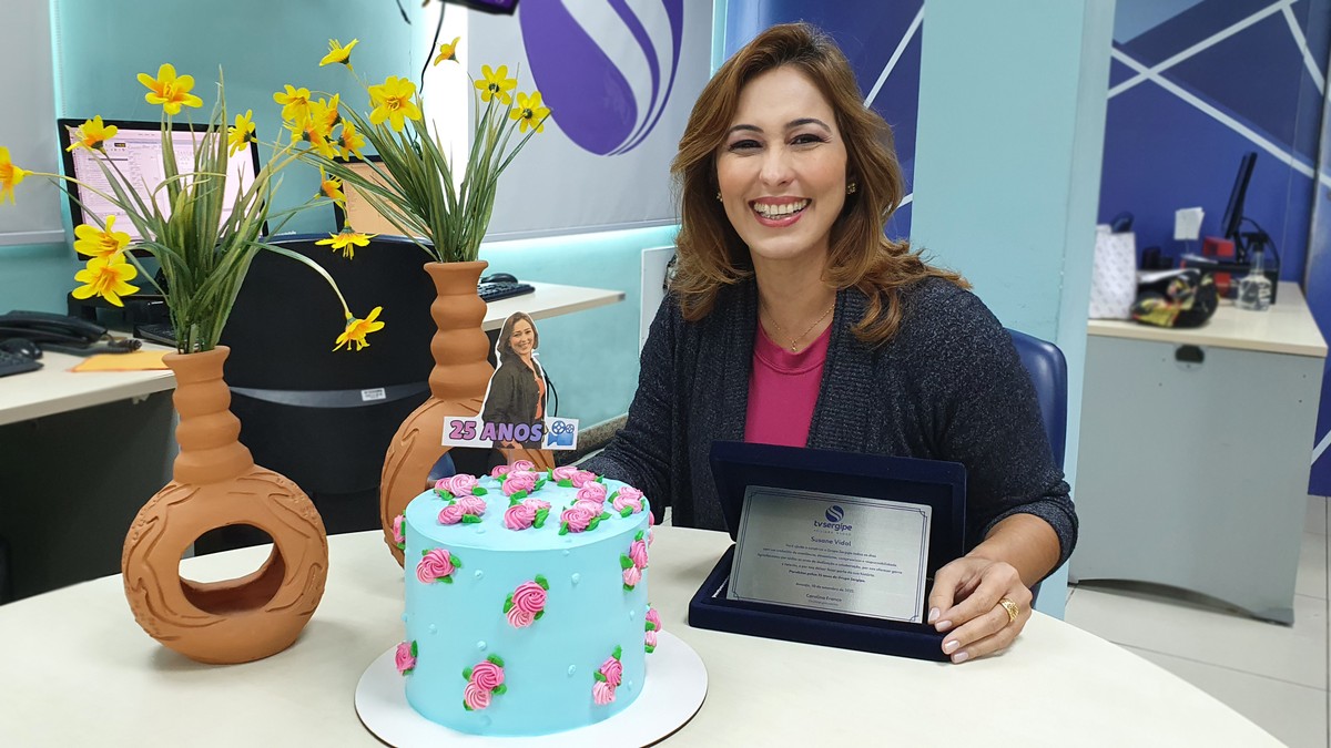 Susane Vidal completa 25 anos de TV Sergipe | TV Sergipe | Rede Globo