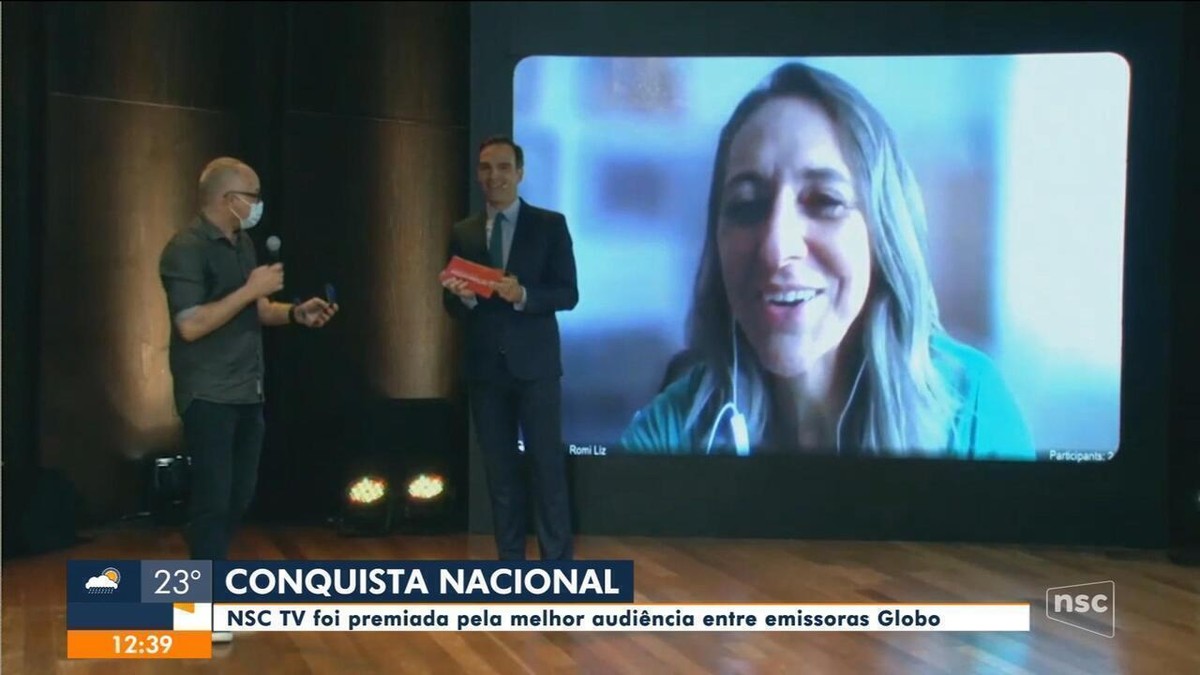 NSC TV recebe prêmio de melhor performance de audiência do Brasil | NSC ...