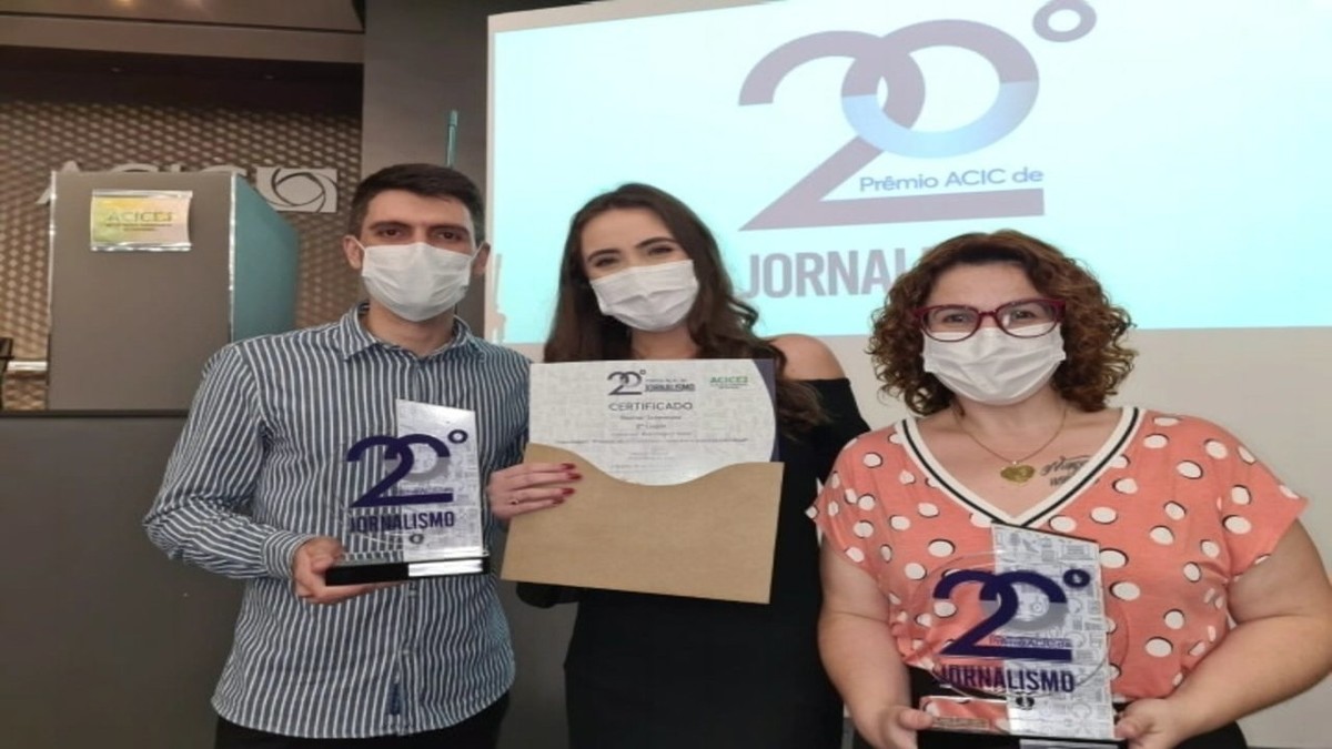 Profissionais da NSC TV são destaques no 20º Prêmio Acic de Jornalismo ...