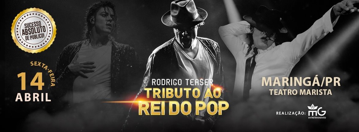 Saiba como garantir desconto no seu ingresso para curtir o espetáculo 'Tributo Ao Rei Do Pop ...
