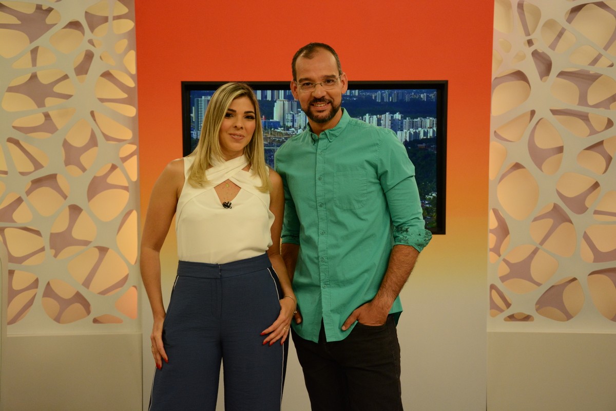 Silvana Freire e Eduardo Oliveira no comando do ‘Bom Dia Sábado’