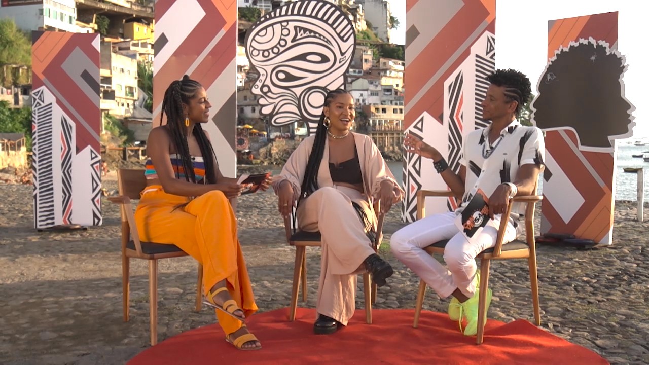 Aldri Anunciação e Luana Assiz recebem a cantora Larissa Luz para um ...