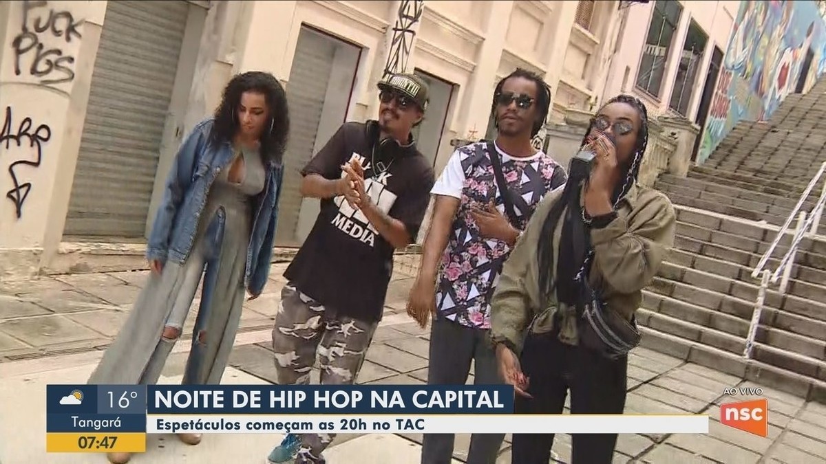 Teatro de Florianópolis sedia noite de hip hop nesta quarta-feira