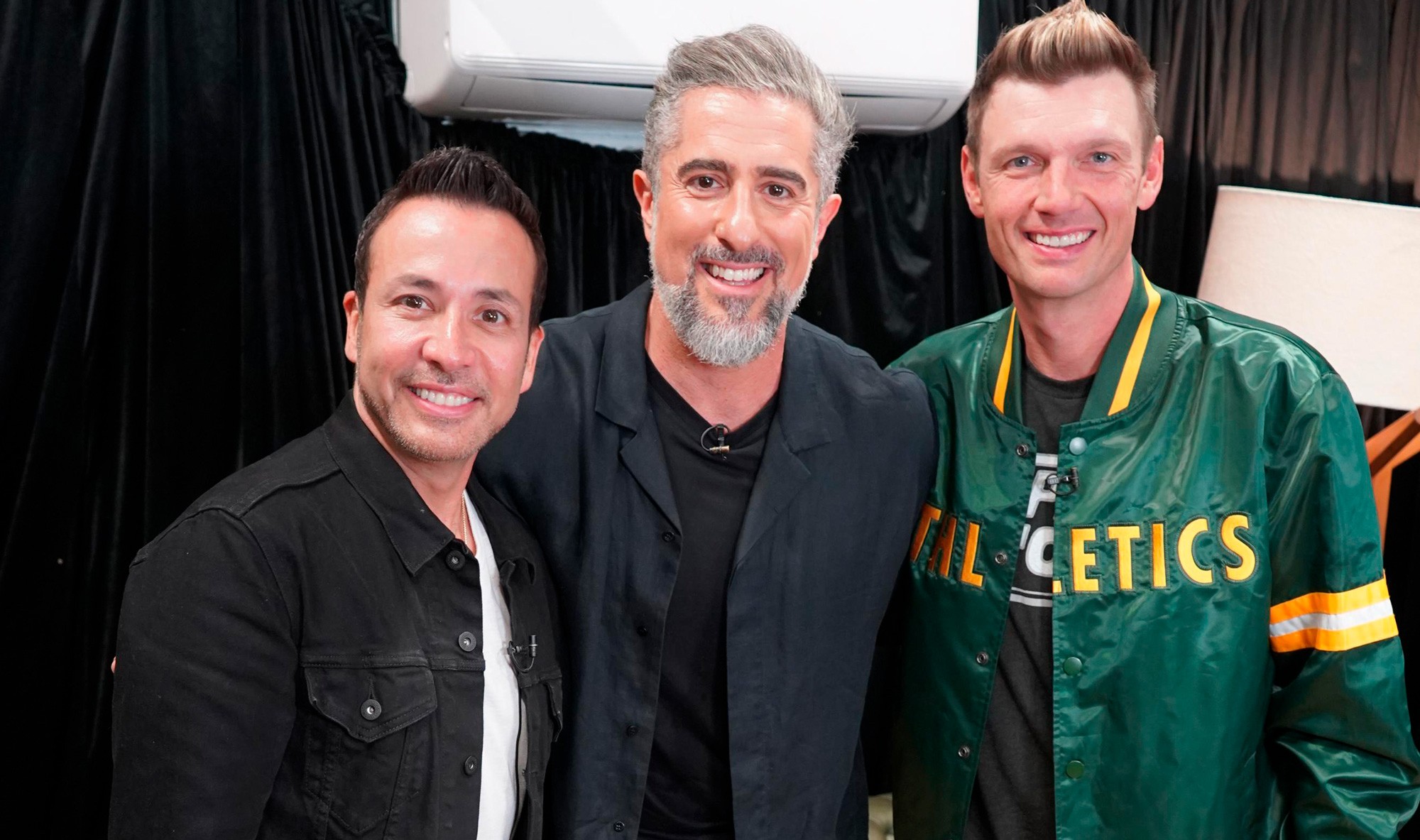 Marcos Mion encontra Backstreet Boys