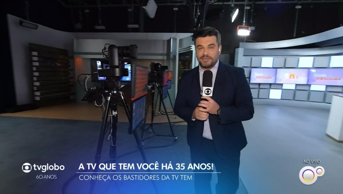 TEM Notícias celebra 60 anos da TV Globo com abertura especial direto ...