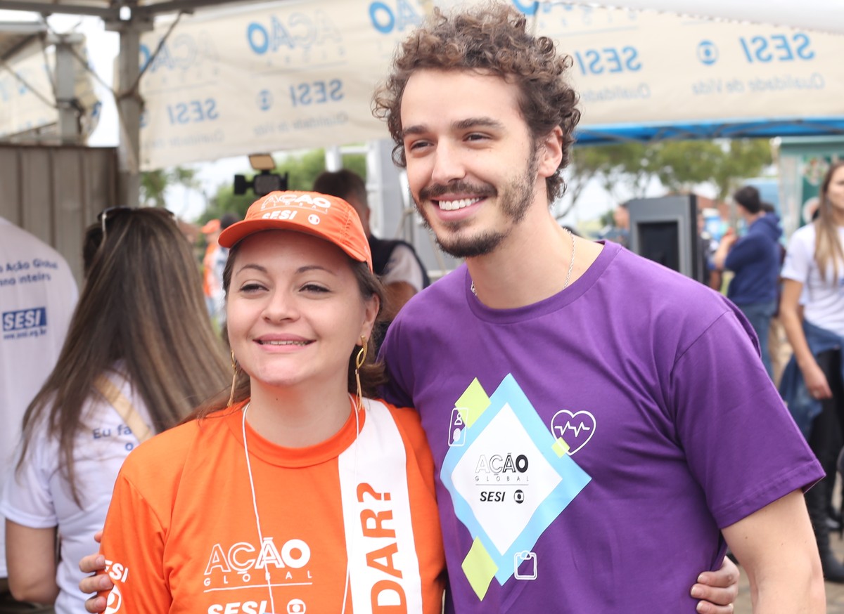 Com presença do ator Gabriel Stauffer, Ação Global levou saúde e ...