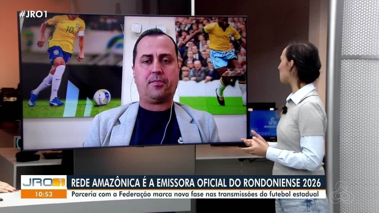 Rede Amazônica será a emissora do Campeonato Rondoniense 2026 | Rede globo