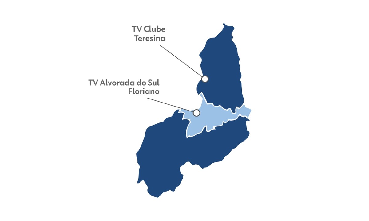 Confira a abrangência da Rede Clube