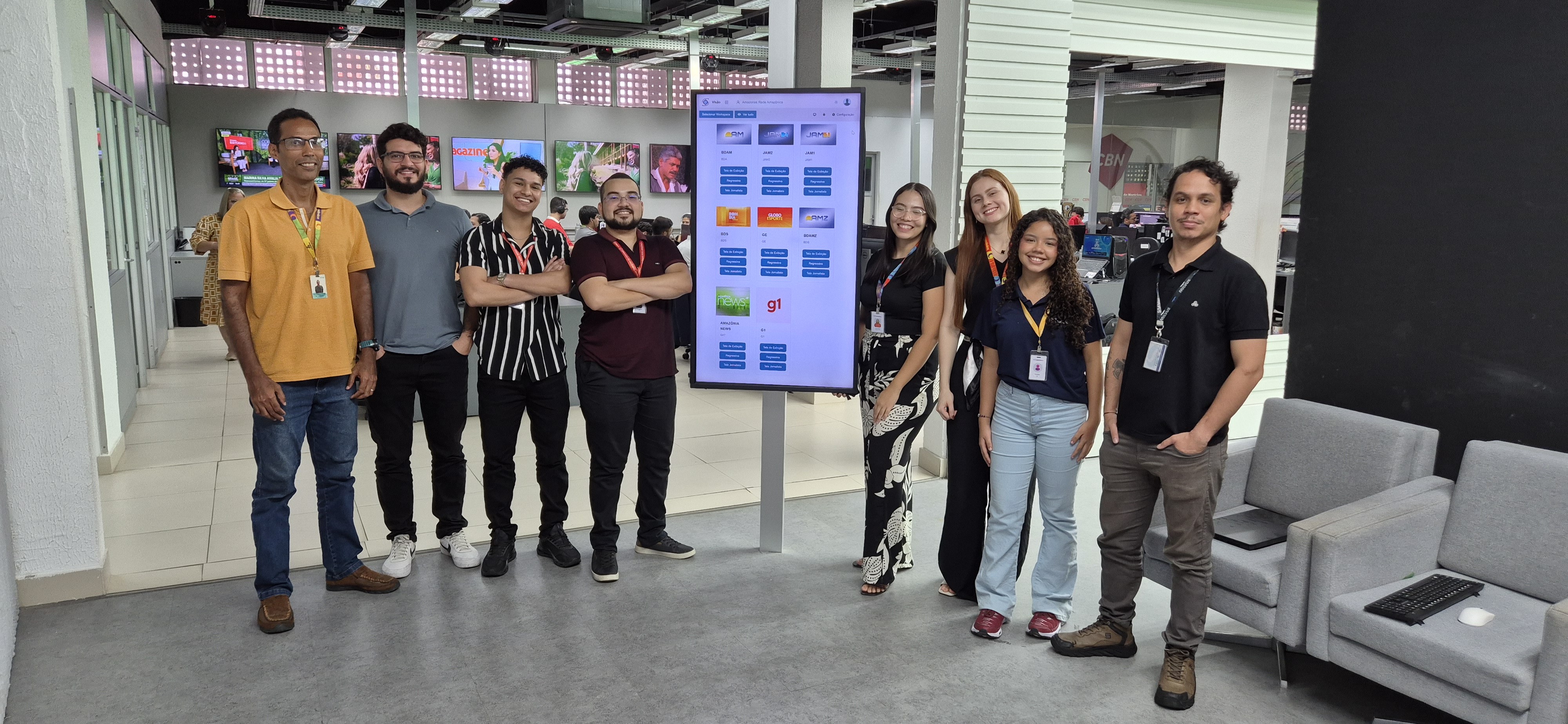 Equipe de Desenvolvimento da Rede Amazônica cria tela interativa | Rede ...