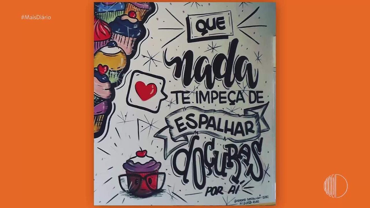 Cartunista fala sobre sua primeira exposição de Lettering | Mais Diário ...