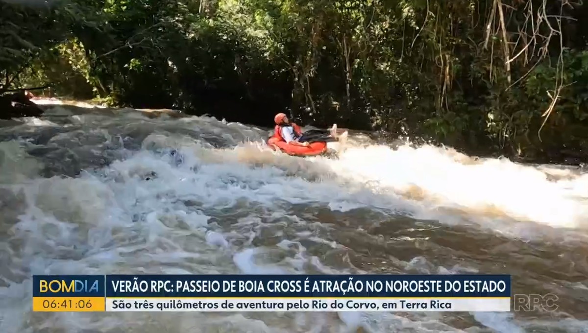 Conheça a aventura de descer o rio de boia | verao rpc | Rede Globo