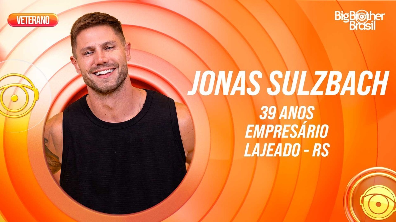 Jonas Sulzbach retorna ao BBB 26 como Veterano | Rede globo