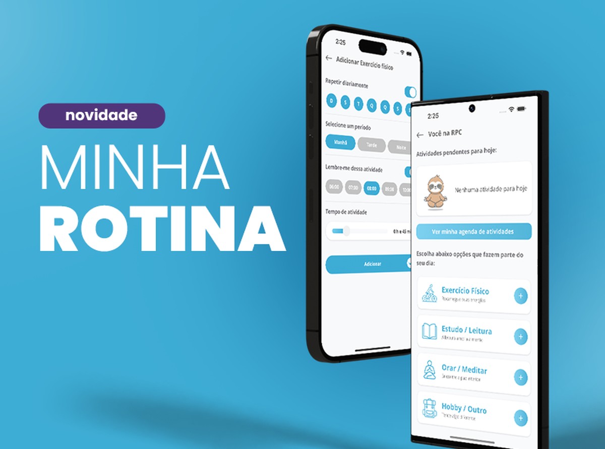 Conheça o 'Minha Rotina', a nova funcionalidade do aplicativo Você Na ...
