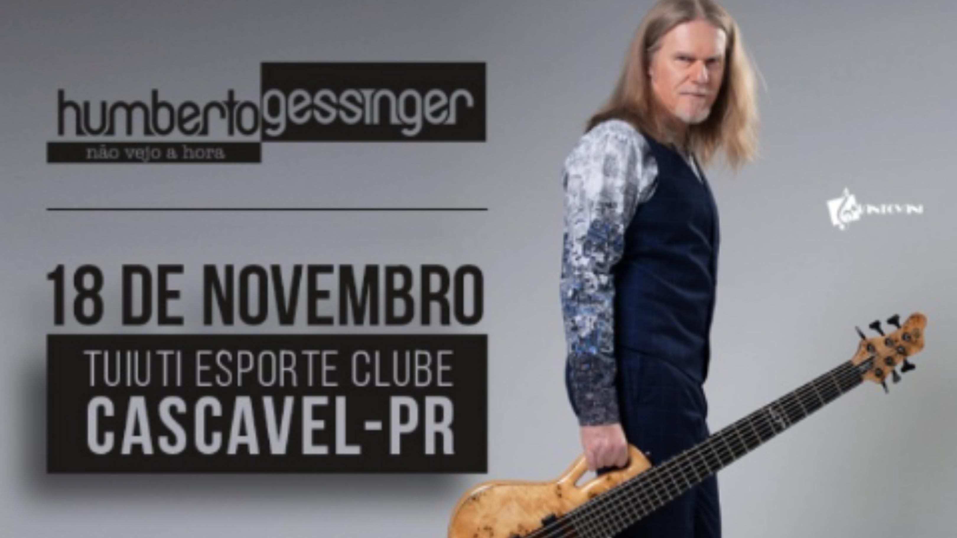 Show de Humberto Gessinger em Cascavel acontece dia 18 de novembro ...