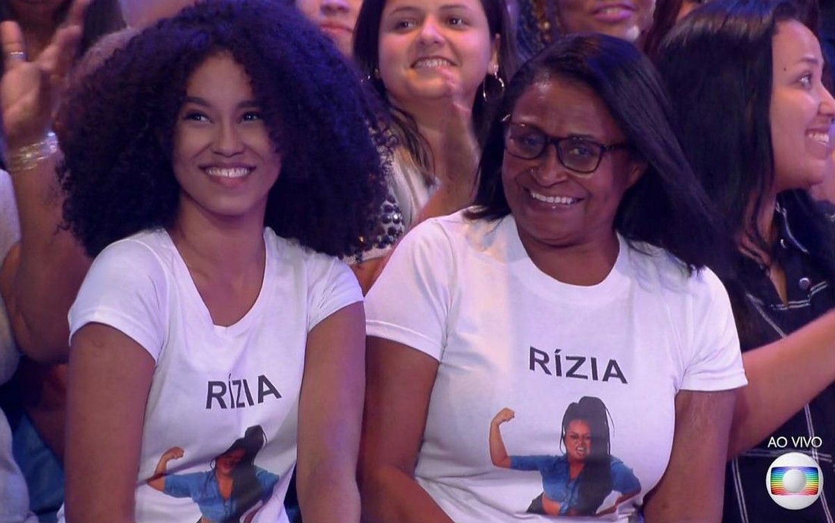 BBB19: familiares de Rízia acompanharam programa na plateia da Globo no ...