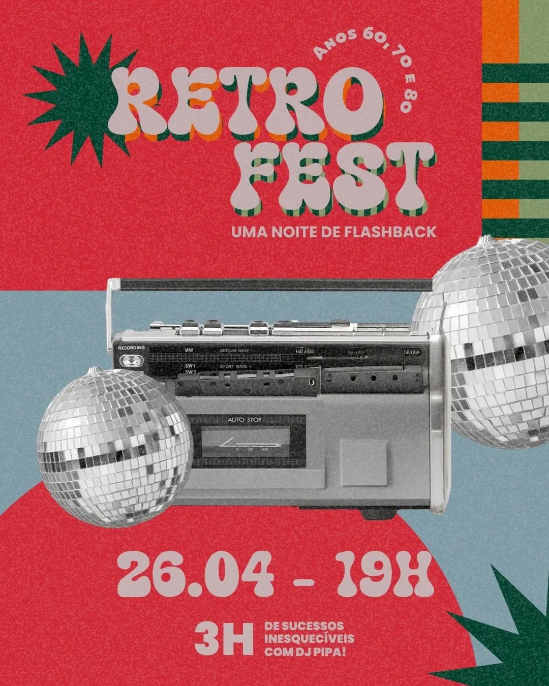 Retrô Fest: Flashback dos anos 60, 70 e 80 em Foz do Iguaçu | Rede globo